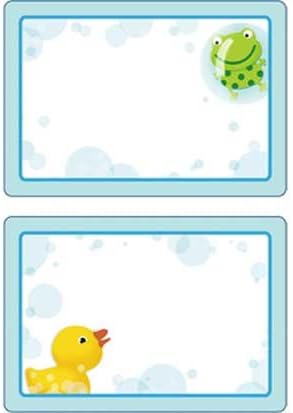 Amazon.com: Splish Splash Name Tags, 24pc : Office Products