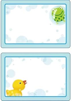 Amazon.com: Splish Splash Name Tags, 24pc : Office Products
