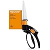 Amazon.com : Fiskars Shear Ease Grass Shears - 5" Stainless Steel Blades - 360-Degree Swivel ...