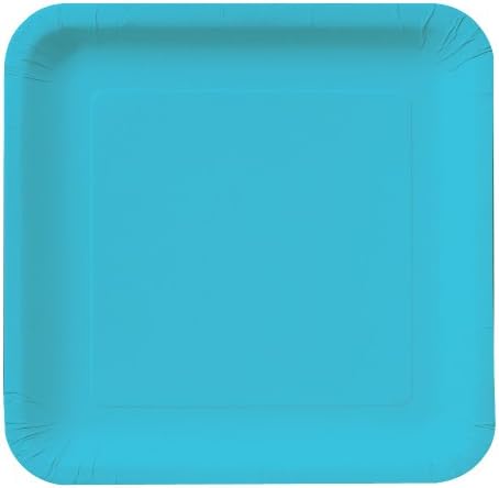 Amazon.com: Creative Converting Touch of Color 18 Count Square Paper ...
