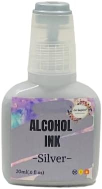 Silver Alcohol Ink 20ml by Get Inspired for Alcohol and Resin Art ...