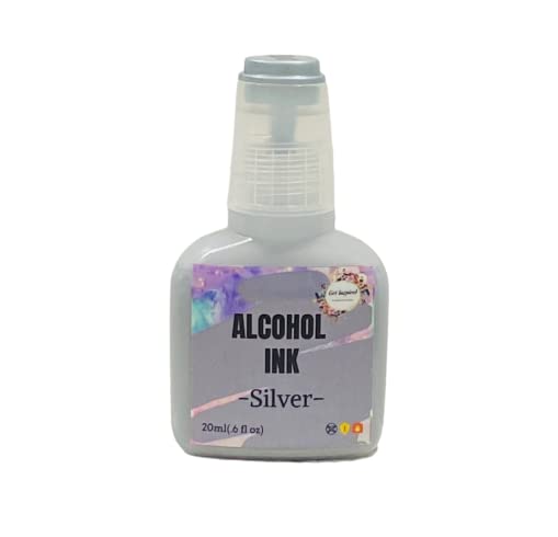 Silver Alcohol Ink 20ml by Get Inspired for Alcohol and Resin Art ...
