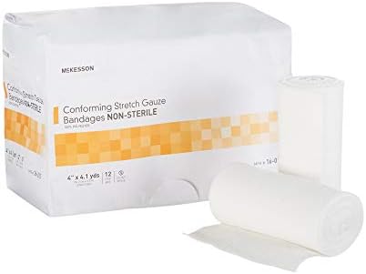 Amazon.com: McKesson Conforming Stretch Gauze Bandages, Sterile, 3 in x ...