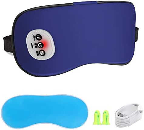 Amazon.com: SandKing Cordless Heated Eye Massager with Cooling Eye Pad ...