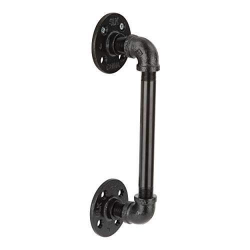 Rustic Industrial Pipe Décor Barn Door Handle, 6 inch - - Want It All