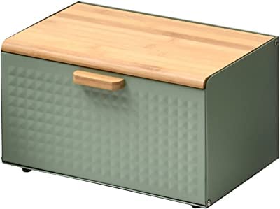 Buy UNIVERSE LIGHTS 2-in-1 Modern Bread Box with Bamboo cutting board ...