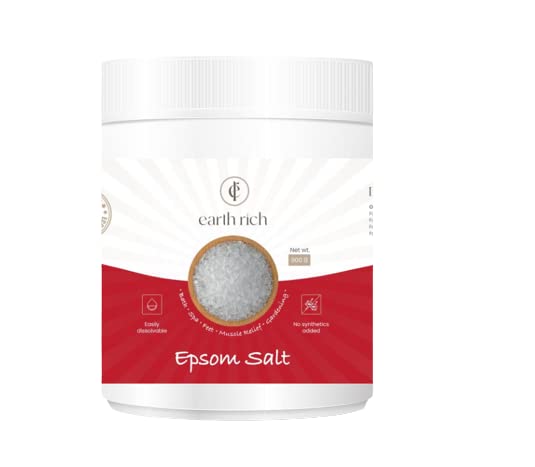 EARTH RICH Epsom Salt 900 Grams : Amazon.in: Beauty