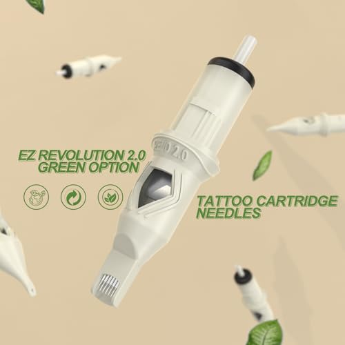 EZ Tattoo Cartridge Needles #12 (5RL) 20Pcs ECO-Friendly Material ...