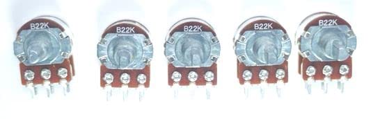 Buy KEERTAN KALP 22K Rotary Dual Gang Potentiometer (Dual Taper Rotary ...