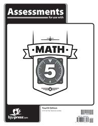 Math 5 Assessments, 4th ed.: BJU Press: 9781628566581: Amazon.com: Books