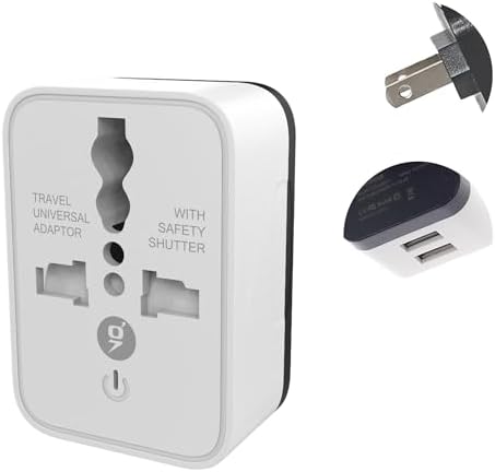 Pipestation UK to US Travel Adaptor with USB Charging – Universal UK ...