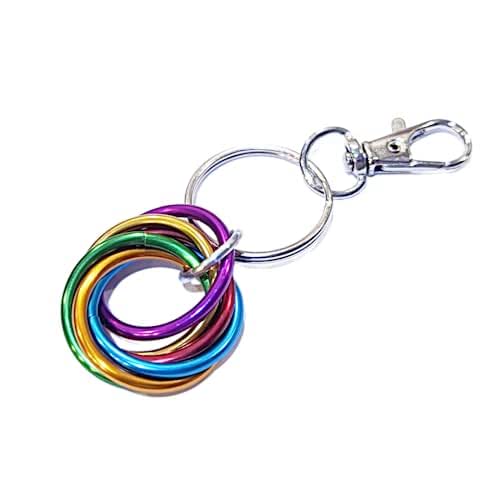 Amazon.com: Mobii Fidget Keychain: Discreet Clipable Latch, Stress ...