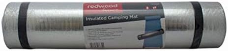 Redwood BB-FM201 Insulated Camping Mat 180cm x 50cm x 0.6cm Straps Roll ...