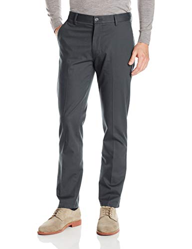Dockers Men's Slim Fit Signature Khaki Lux Cotton Pants, Steelhead ...
