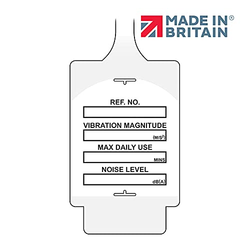 ‘AssetTag Flex Vibration Control’ Tag, White (Pack of 50) – BigaMart