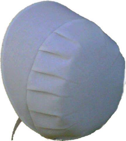 Amish Mennonite White 14 Pleat Head Cover Bonnet with White Snaps and ...