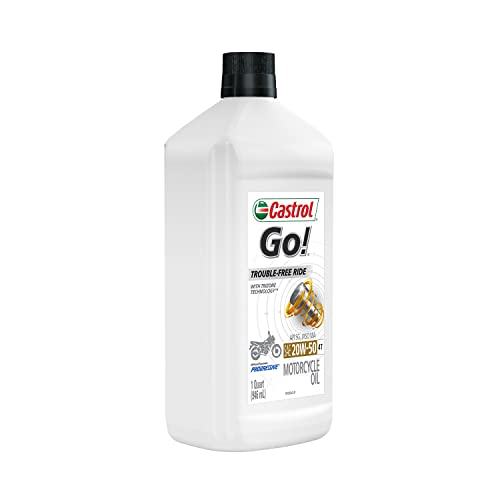 Snapklik.com : Castrol 06102 GO 20W-50 4T Motorcycle Oil - 1 Quart Bottle