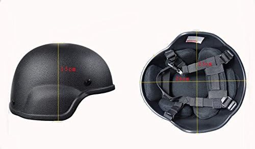 HANSTRONG GEAR MICH 2000 Combat Protective Helmet with Side Rail & NVG ...