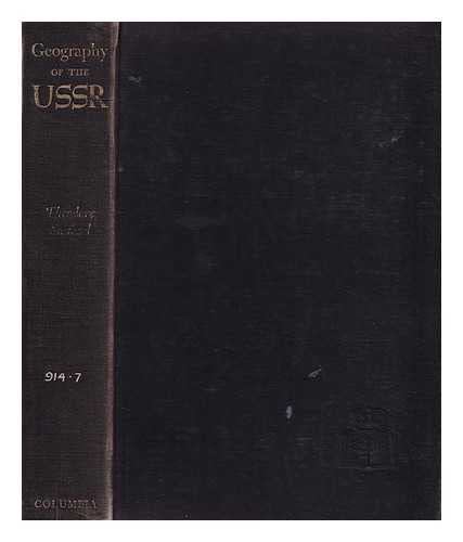 Geography of the USSR: a regional survey / Theodore Shabad: Shabad, Theodore: Amazon.com: Books