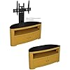 Amazon.com: AVF Affinity Plus - Blenheim Plus 1100 Curved TV Stand (Oak ...