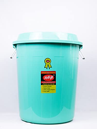 ANKUR Multipurpose Unbreakable Plastic Storage Bucket, 50 LTR (Green ...