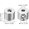 PATIKIL 6x5mm Metal Locking Pin Keepers, 2 Set Pin Backs Locking Clasp ...