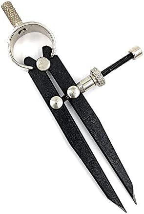 Aone Spring Adjustable Compass Divider 3" Fine Point Black Powder ...