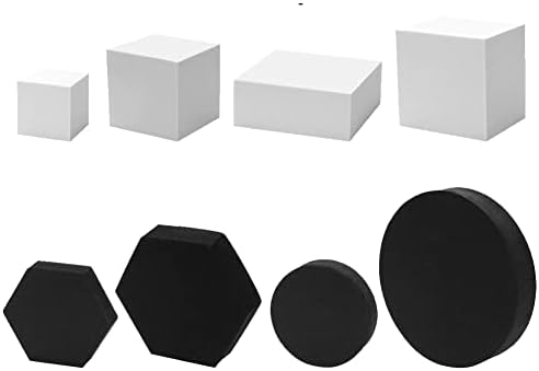 Buy Store2508 Photography Props Photography Blocks Set of 8 (4 Black ...