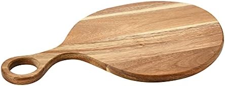 Amazon.com: Godinger Round Wood Chopping Cutting Board with Handle ...