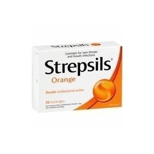 Buy Strepsils Orange and Vit C Pill Relieve Sore Throat Made in ...