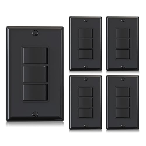 Snapklik.com : AIDA Single Pole Triple Paddle Rocker Decorator Light ...