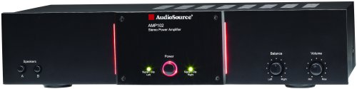 AudioSource AMP 102 50-Watt Stereo 150-Watt Mono Power Amplifier (Black ...