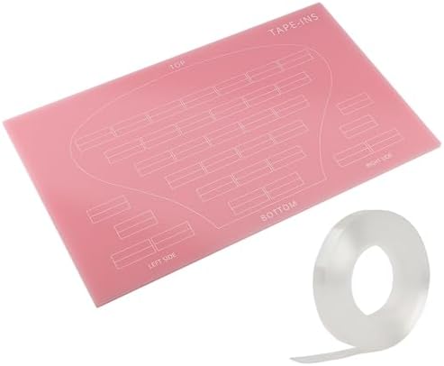 Amazon.com : GlamorDove Tape in Hair Extension Tool Kit Paper Card Hair ...