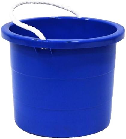 Homz Multi Purpose 17 Gallon Plastic Open Top Storage Round Utility Tub ...