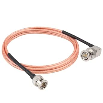 XRDS -RF SDI Cable 6FT, Flexible BNC to BNC Right Angle Video Cable 75 Ohm RG179 BNC Male ...