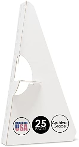 Amazon.com: Lineco 25 Pack Cardboard Easel Backs 15 Inch, Self Stick ...