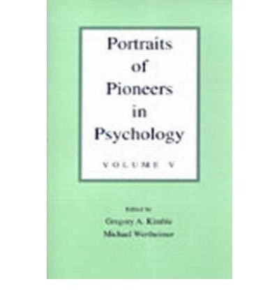 Amazon.com: Portraits of Pioneers in Psychology Volume II (Portraits of ...