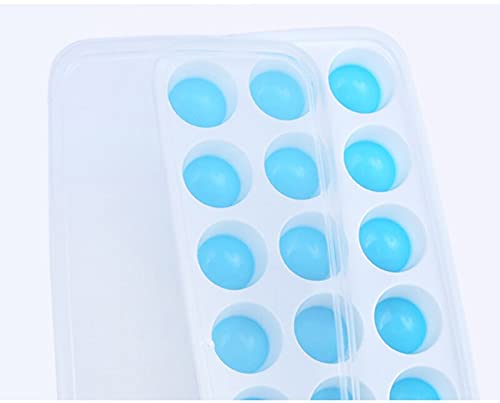 Buy FGHFJ 21-Grids Silicone Mold Ice Cream Mold Ball Shape Ice Cube ...
