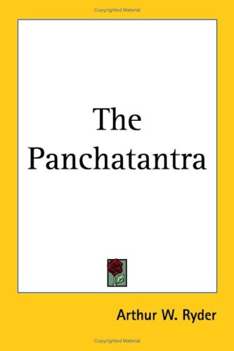 The Panchatantra: Ryder, Arthur W.: 9780766194236: Amazon.com: Books
