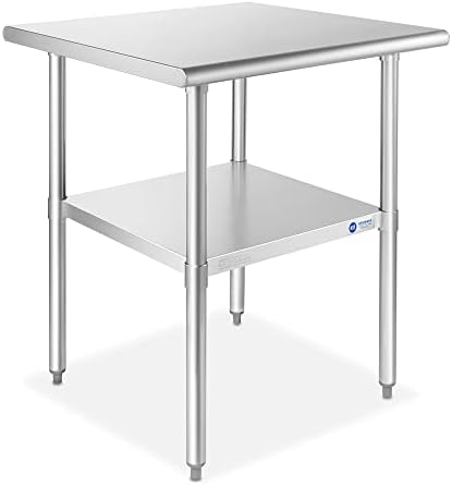 Amazon.com: VEVOR Stainless Steel Prep Table, 36 x 24 x 35 Inch, 440lbs ...