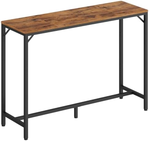 Amazon.com: MAHANCRIS Bar Table, 47.2-Inch Counter Height Pub Table ...