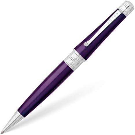 Amazon.com : Cross Parasol Deep Purple Violet Ballpoint Pen (AT0182S-7 ...