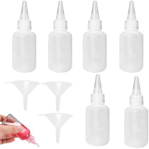 Bbborvox 9 Pcs Small Squeeze Bottle Squeezy Bottles With Nozzles Small ...