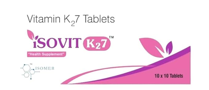 ISOVIT K27 -Vitamin K27-55 mcg Tablets, Health Supplement, 10 Tablets ...