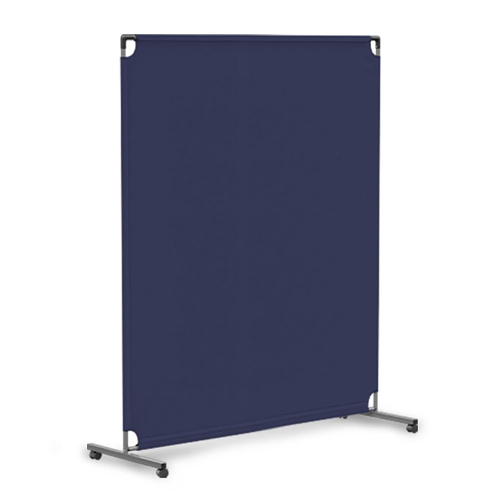 Steel-AID 50-inch Rolling Privacy Room Divider - Freestanding Office ...