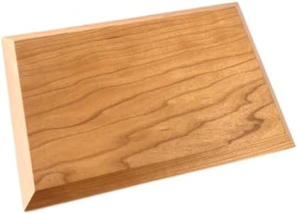 Amazon.com: WIN CHAMP Solid Cherrywood Pedestal, Rectangular Wood ...