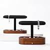 Amazon.com: Oirlv Solid Wood Watch Stand with Drawer T-bar Watch Holder ...
