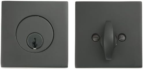 Emtek 8469-US10B Oil Rubbed Bronze Square Style Single Cylinder ...