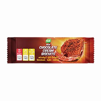 Amazon.com: Keells Chocolate Cream Biscuits, 100g : Grocery & Gourmet Food