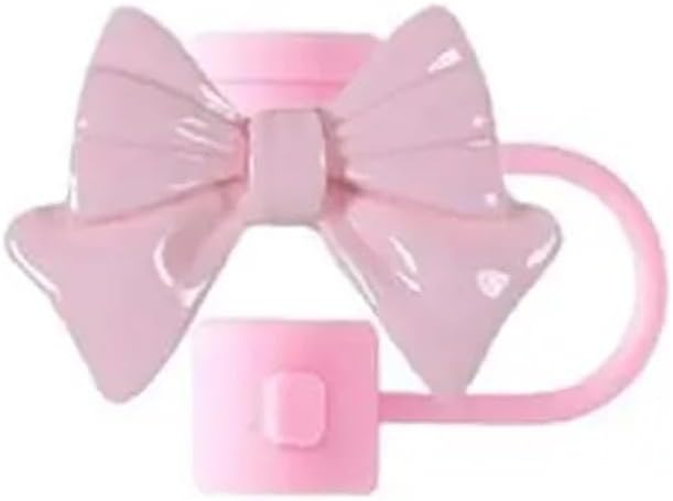 Amazon.com: Silicone Straw Topper for Stanley 30&40 Oz,Cute Bow Straw ...